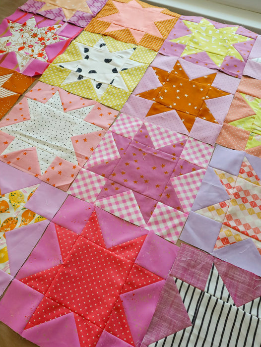 Quilting: Piece a Sawtooth Star Block– Hacer Santa Fe