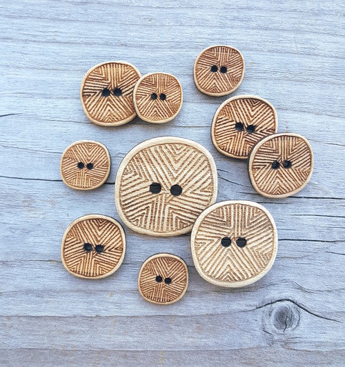 Washable Bamboo Buttons– Hacer Santa Fe